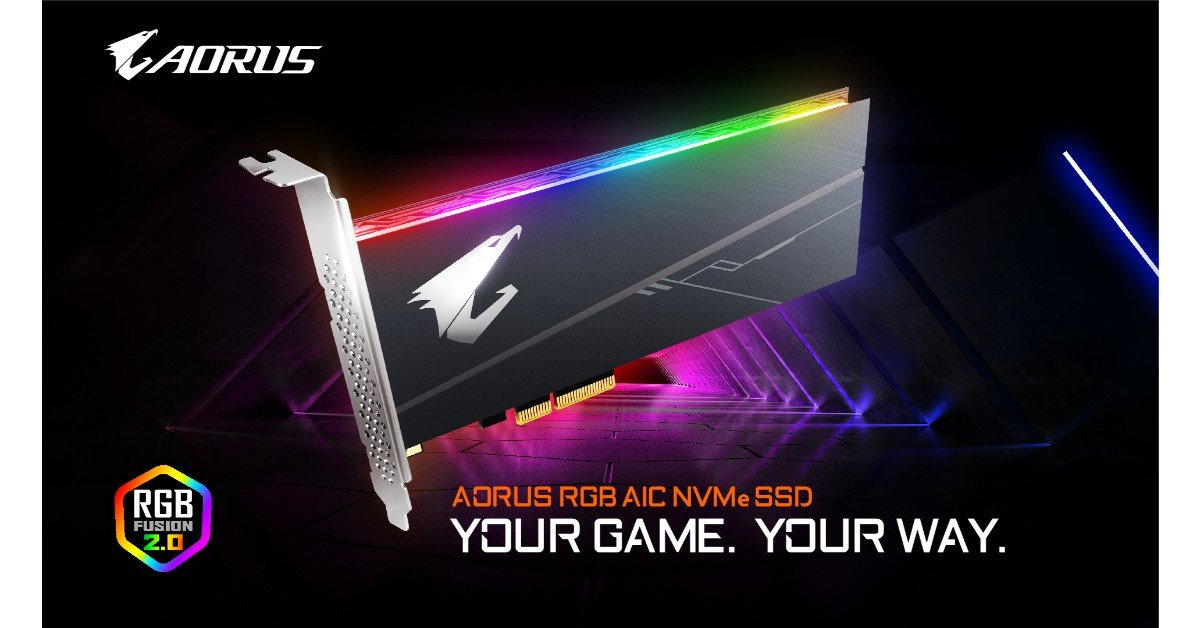 CES 2019: Gigabyte Technology upgrades SSD lineup with AORUS RGB Series