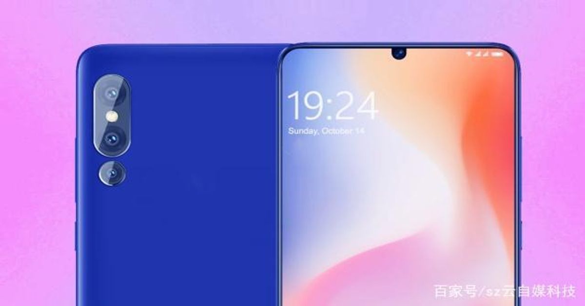 Xiaomi Mi 9 renders reveal a bezel-less display with a waterdrop notch