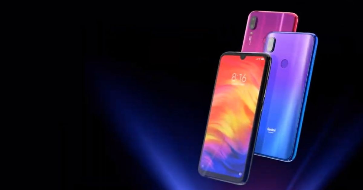 Redmi Note 7 Pro, Redmi Note 7 with dual rear cameras, 4,000mAh battery ...