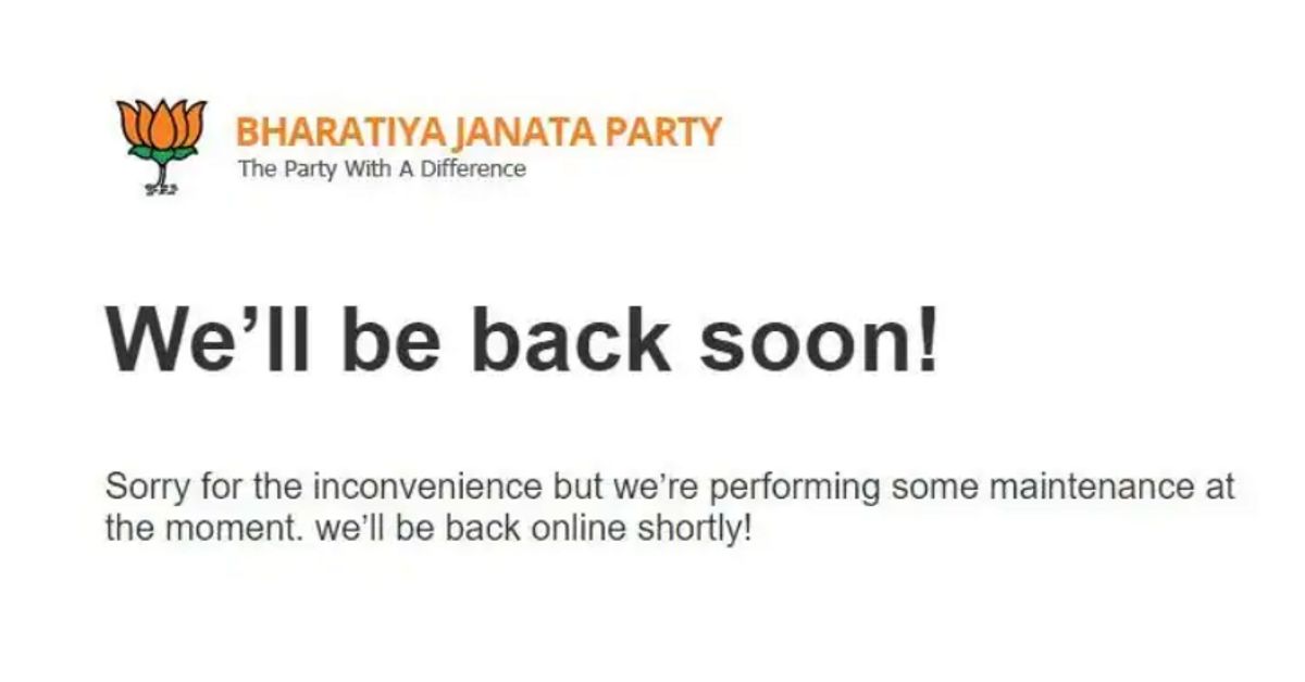 IT Minister Ravi Shankar Prasad admits that the BJP website was hacked