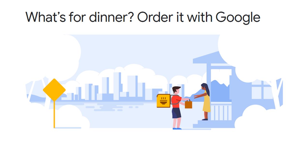 Google Assistant, Search and Maps can now be used to order food