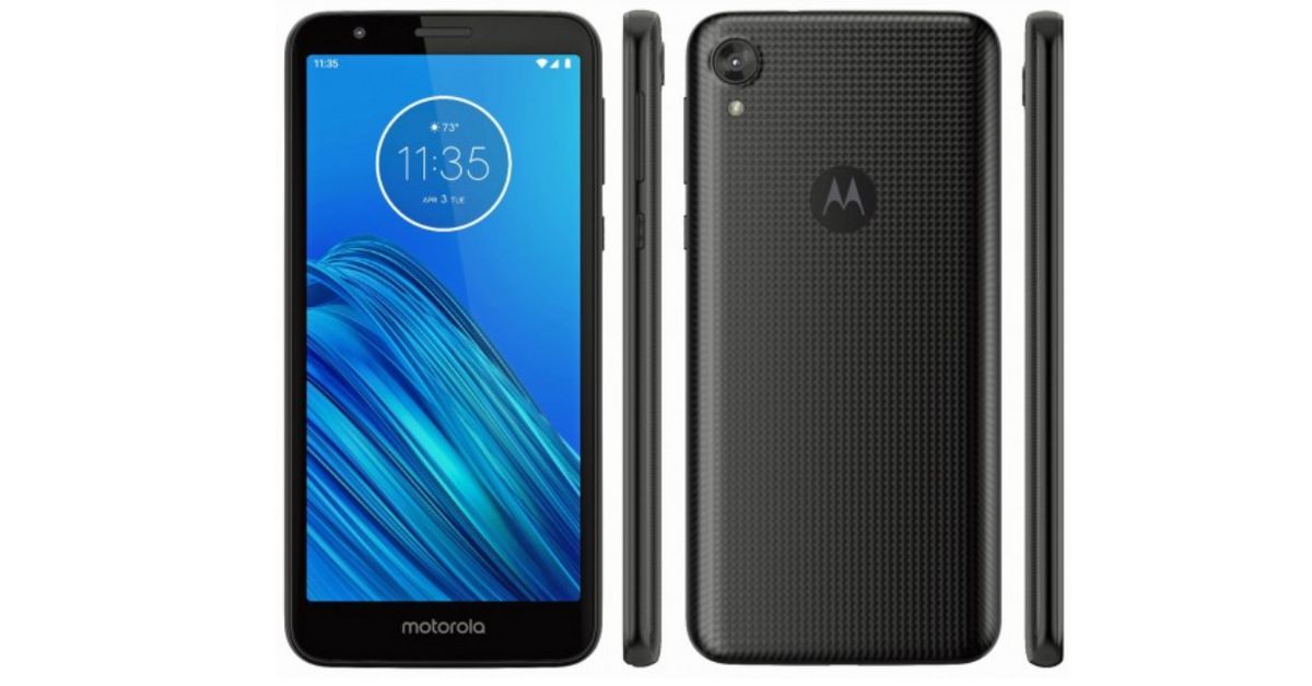 Moto E6 press renders leaked online, shows a textured back and single ...