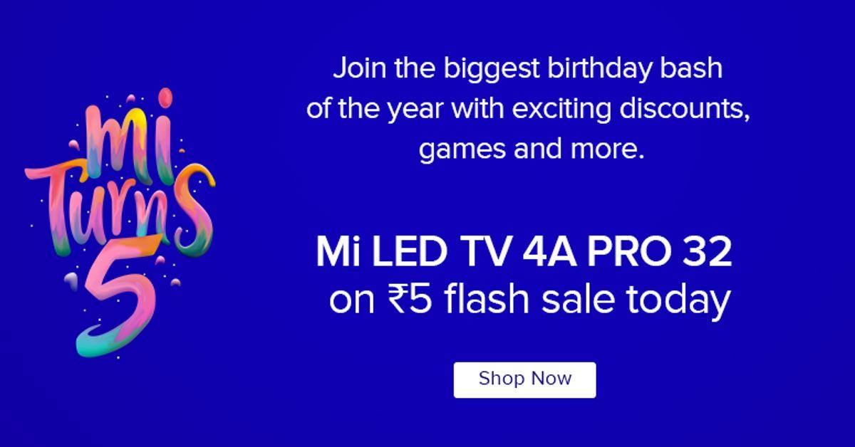 Mi Turns 5 sale: Discounts, deals and flash sales you should know about