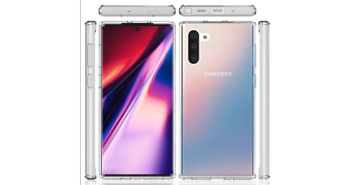 Samsung Galaxy Note 10 leaked renders give the best look at the handset