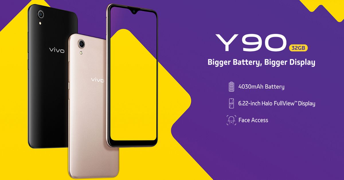 Vivo Y90 with a 4,030 mAh battery launched: Price and specifications