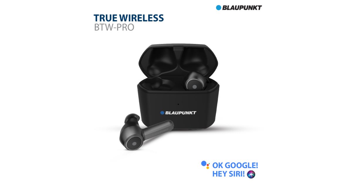 Blaupunkt launched wireless earbuds BTW Pro in India