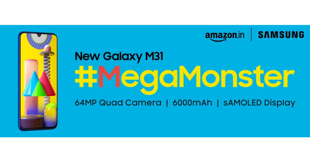Samsung Galaxy M31 with 6000mAh battery launched in India: Pricing and ...