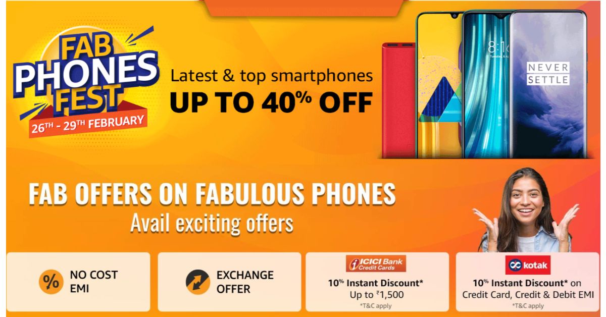Amazon Fab Phones Fest goes live: Sale details and offers