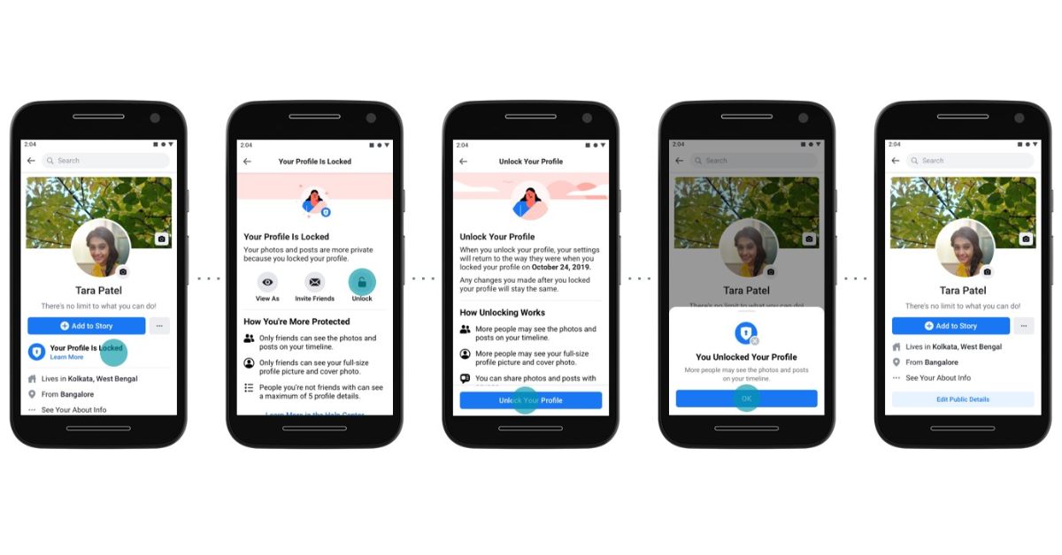 Facebook introduces “Lock Your Profile” as a new safety feature on its ...