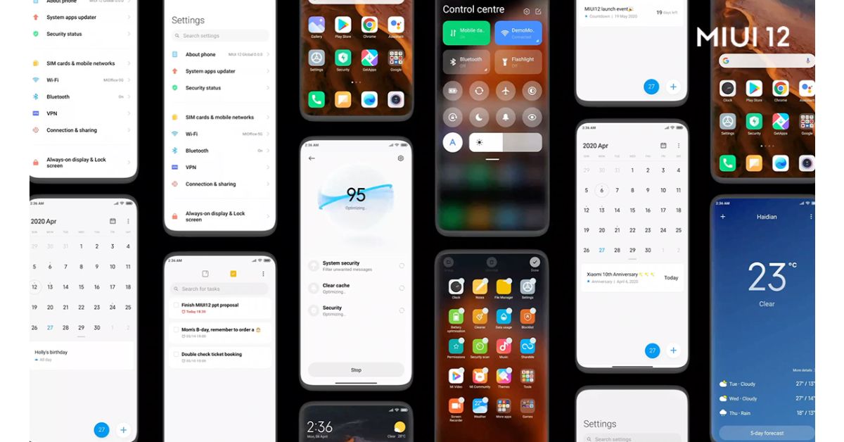 Xiaomi launched MIUI 12 with improved privacy and a revamped UI design ...