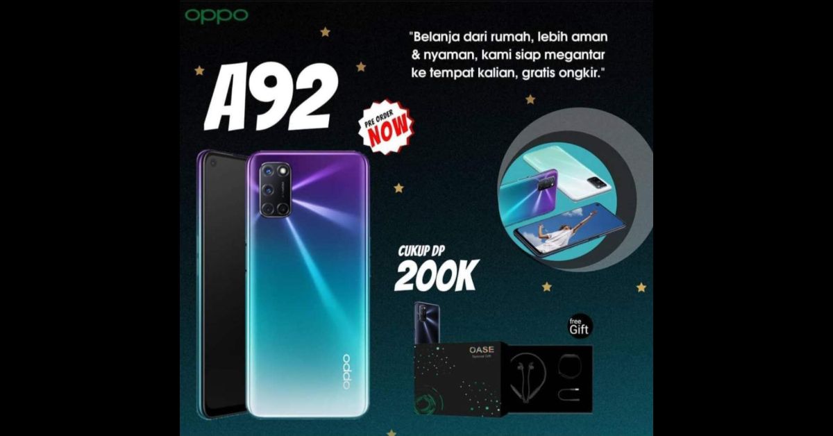 Oppo A92 is now up for pre-orders, gets listed on an Indonesian website ...
