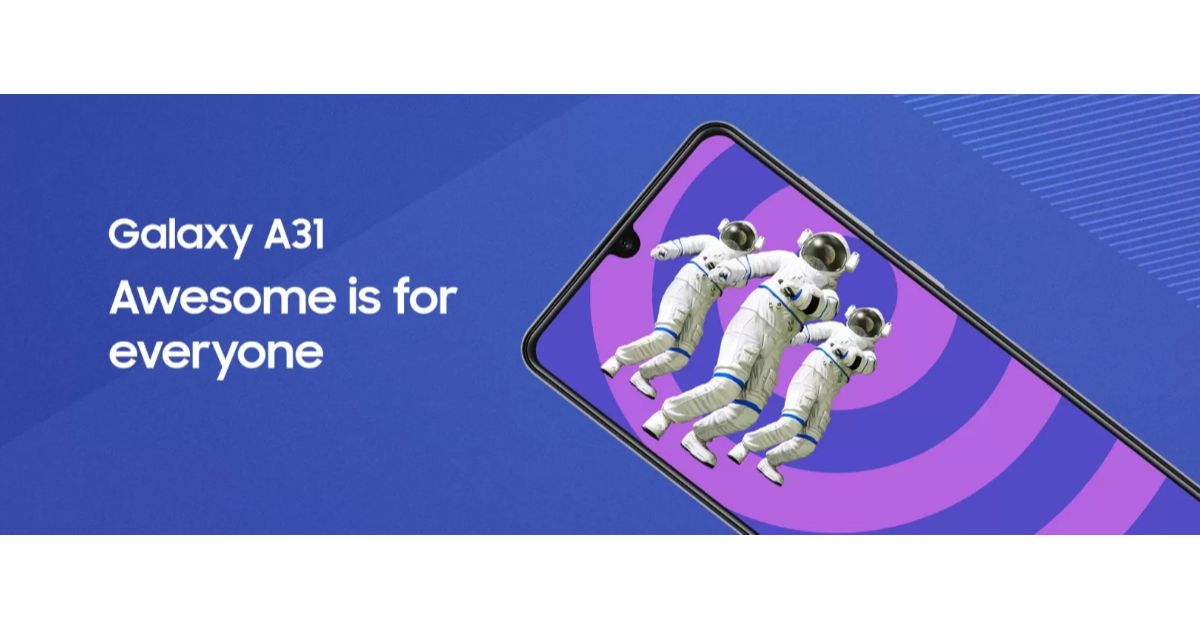 Samsung Galaxy A31 with a 5,000mAh battery all set to launch in India
