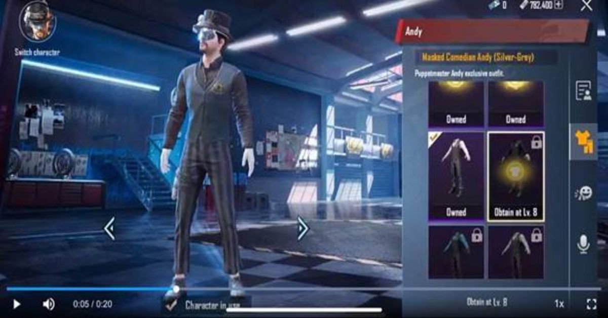 PUBG Mobile introduces a new character Andy with top-notch combat ...