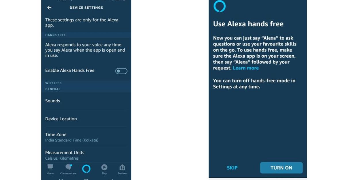 Amazon adds hands-free feature to its mobile app