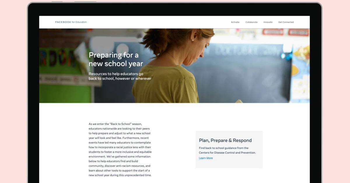 COVID-19 crises: Facebook launches Educator Hub to support teachers ...