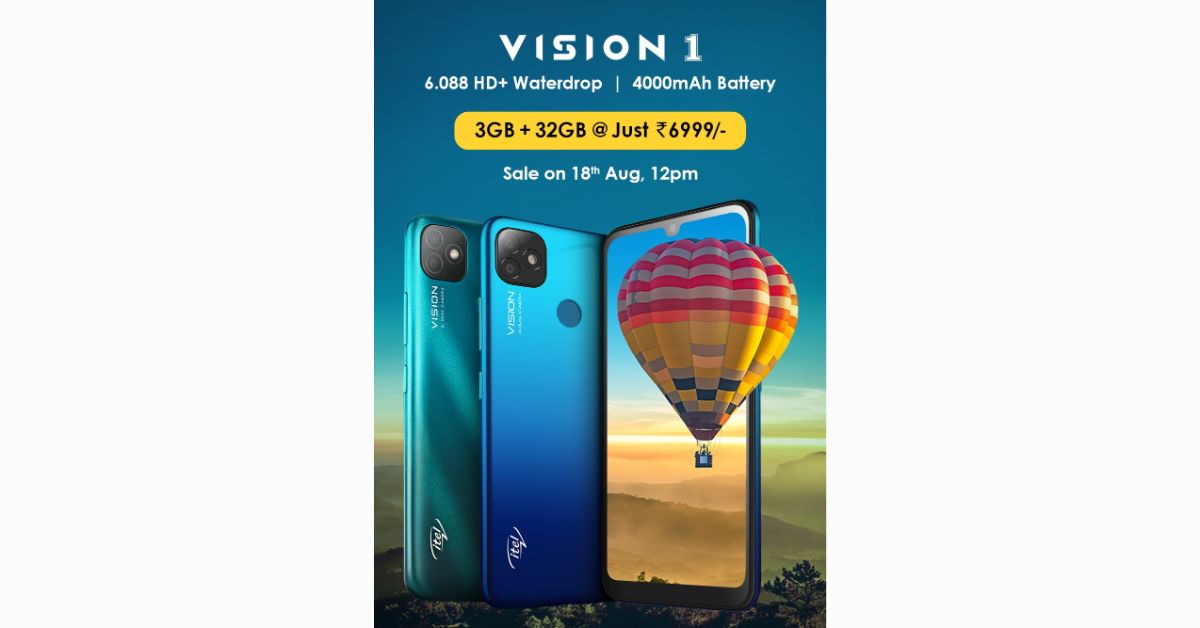 3GB RAM variant of Itel Vision 1 launched in India