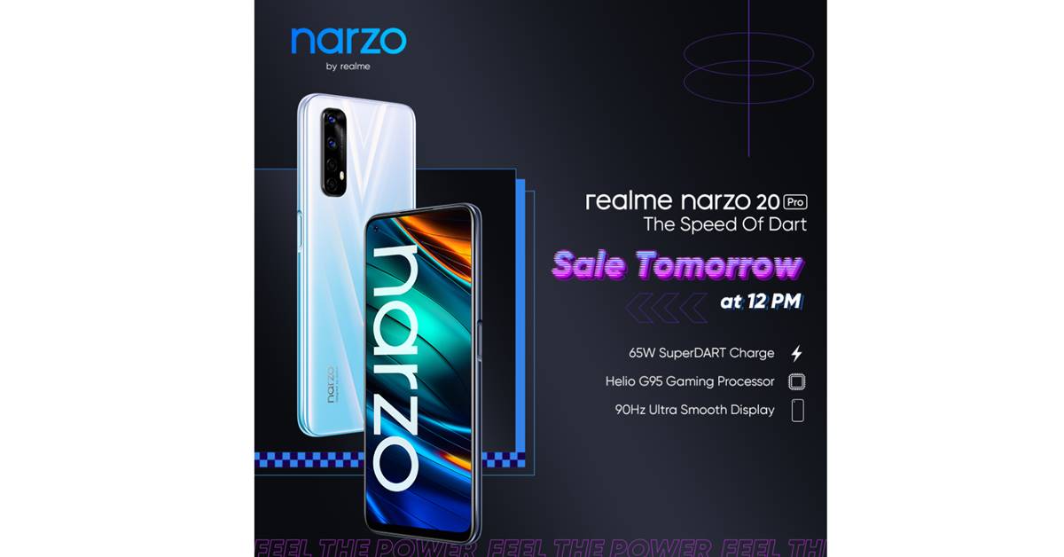 Realme Narzo 20 Pro smartphone to go on sale in India on September 25