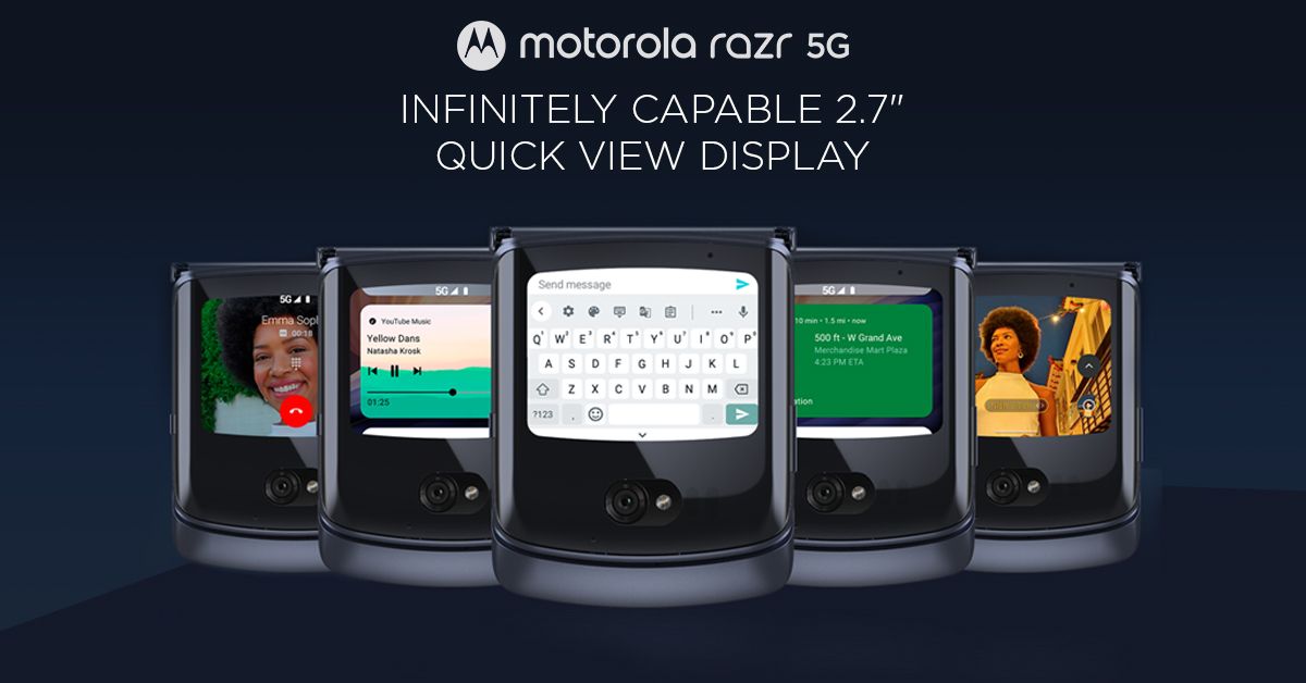The next-generation foldable Motorola Razr 5G with improved features ...