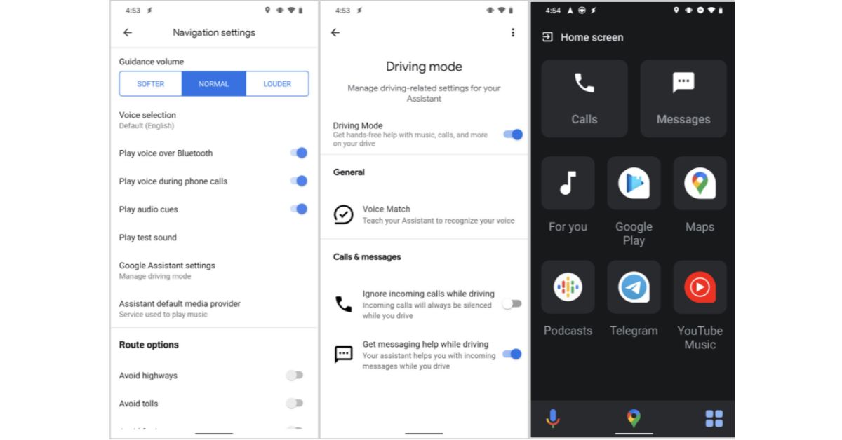 Google Assistant Driving mode started rolling out