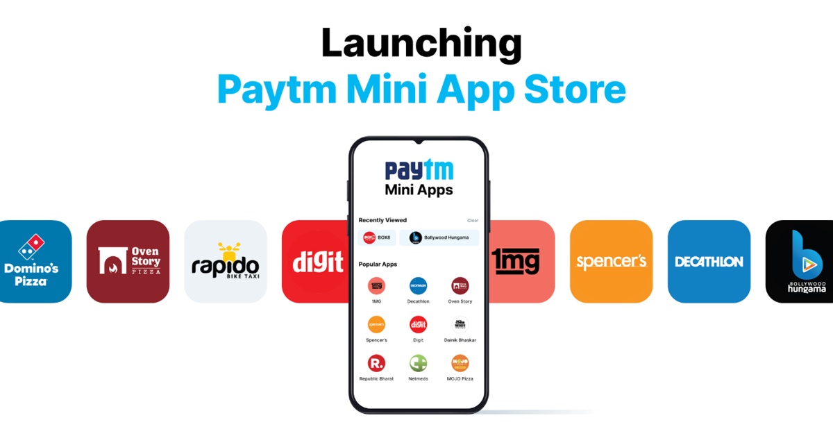 Paytm rolls out its Android Mini App Store to support Indian developers