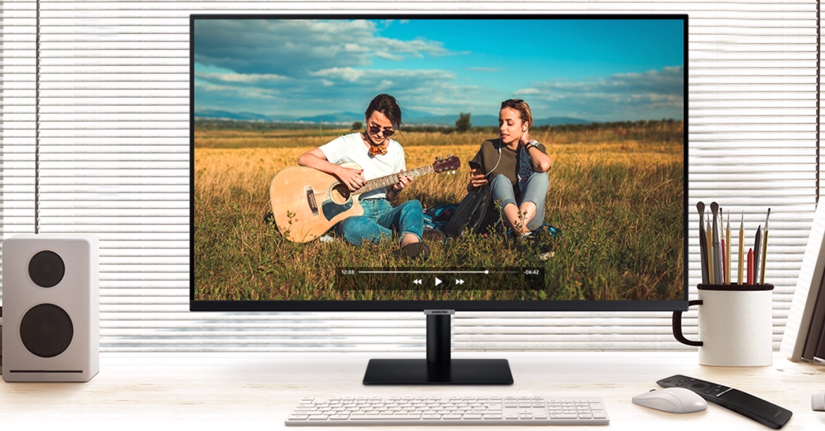 Samsung’s all-new Smart Monitor offers smartphone and PC connectivity