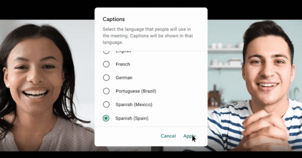 Google Meet introduces Live captions in four new languages