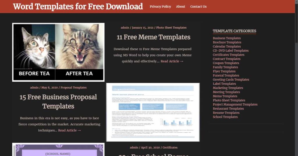 5 best websites where you can get free templates for Microsoft Word