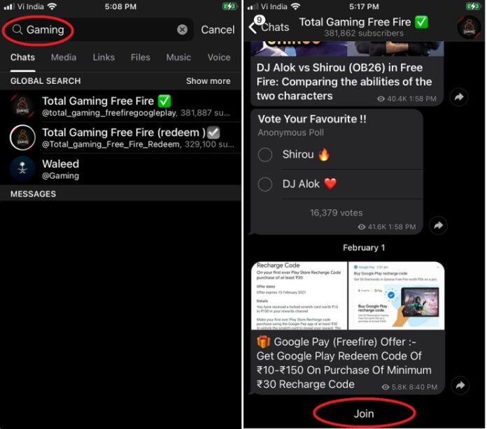 How to create, find and join telegram groups and channels?