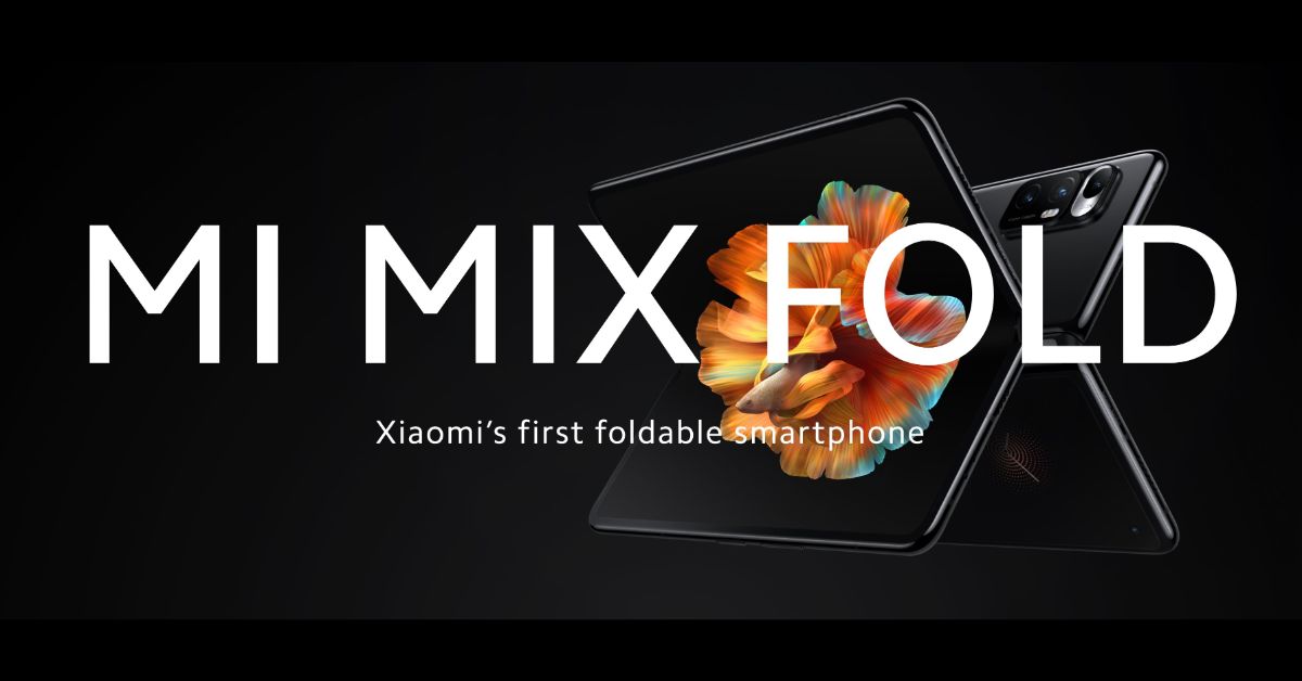 Xiaomi unveiled its first-ever foldable handset Mi MIX Fold powered by ...