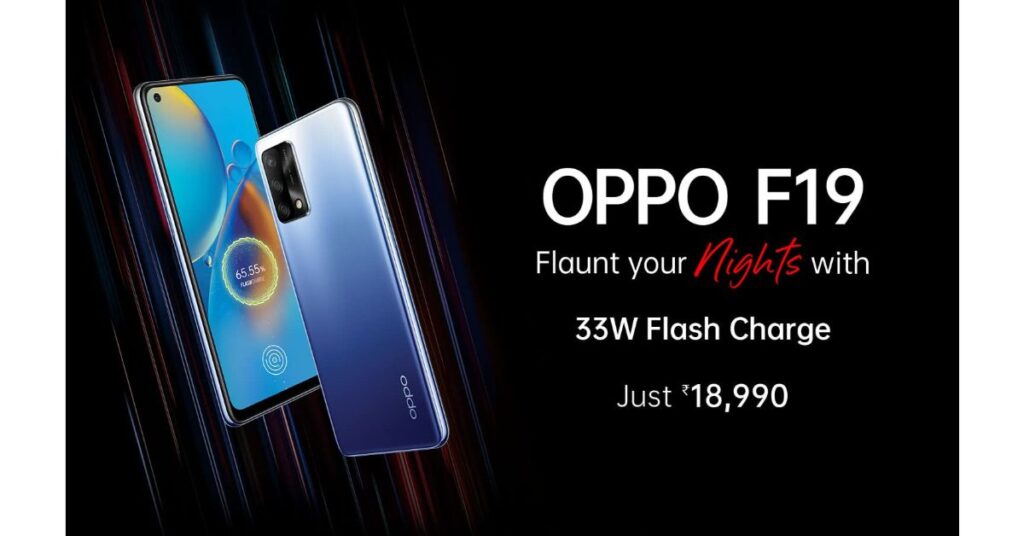 Oppo F19 with 5,000mAh battery and 33W fast charging support launched ...