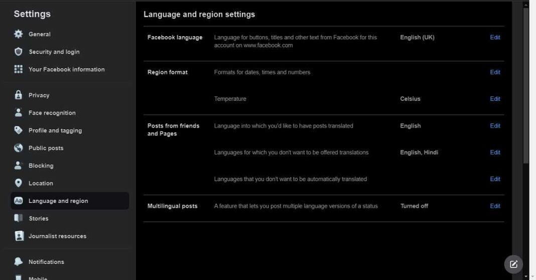 How to change your Facebook language settings on PC, Android, and iOS?