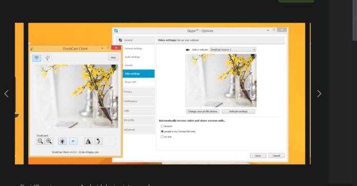 How to use the camera of your Android device as a webcam?