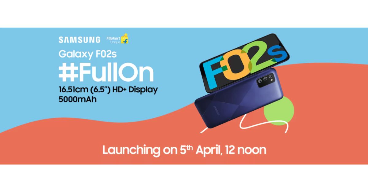 Samsung Galaxy F02s and Galaxy F12 set to launch in India on April 5
