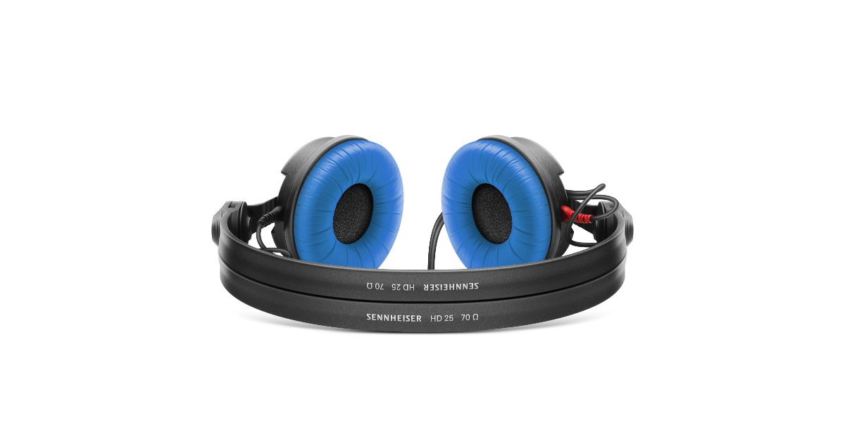 Sennheiser HD 25 Special Blue Limited Edition headphones ideal for DJs ...
