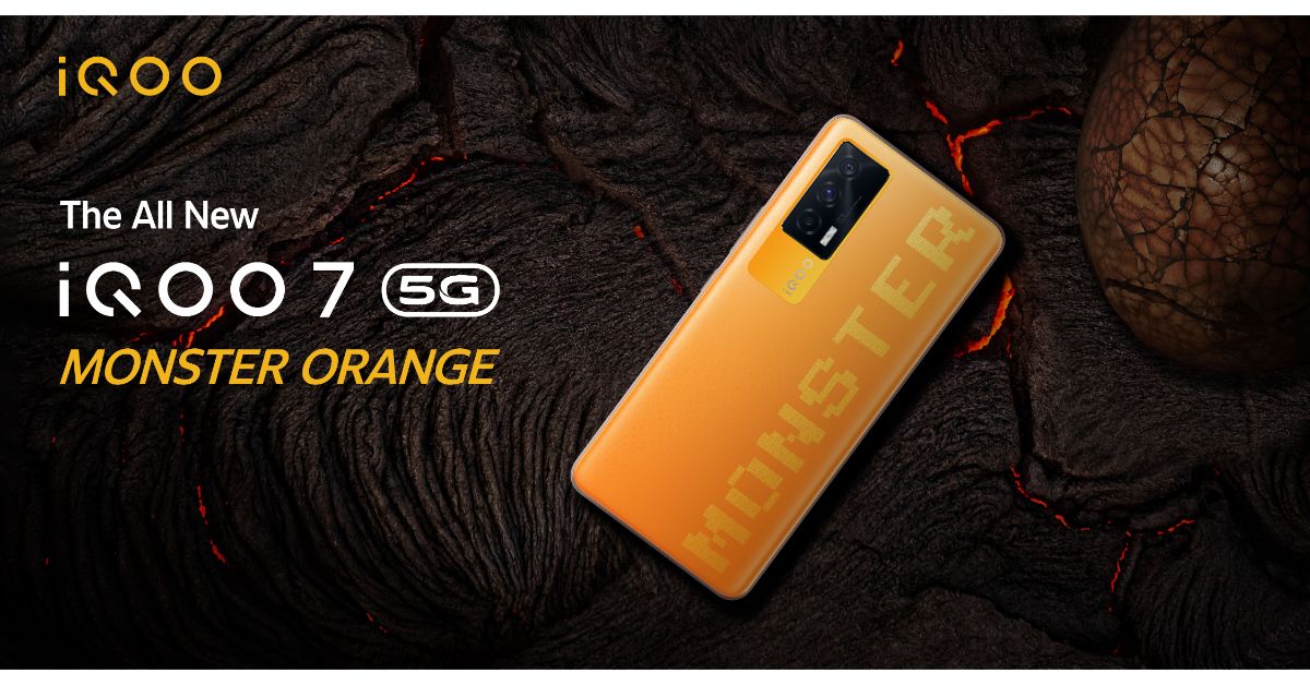 iQoo 7 launched in a new Monster Orange colour variant, now available ...