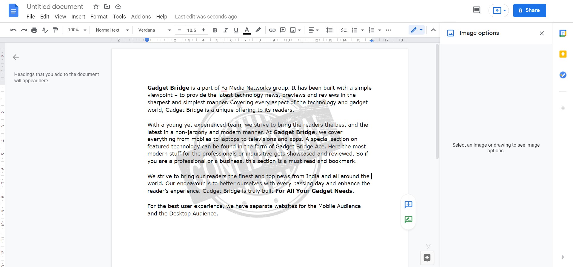 How to add a watermark in your Google Documents. - A perfect guide