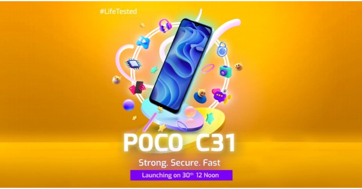 Poco C31 launching in India today: Here is how to watch the Livestream