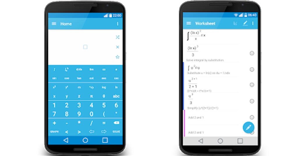 Best application for mathematics for both Android and iOS
