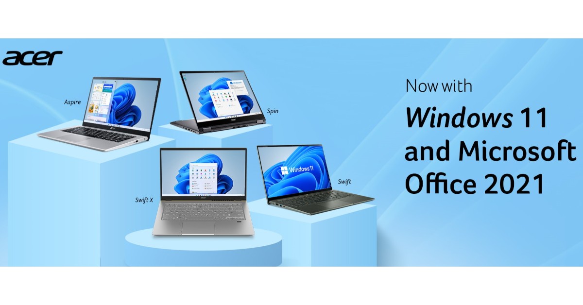 Six new Acer Windows 11 ready laptops launched in India
