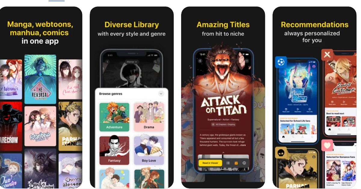 Top 17 Manga apps on iOS and Android (2021)