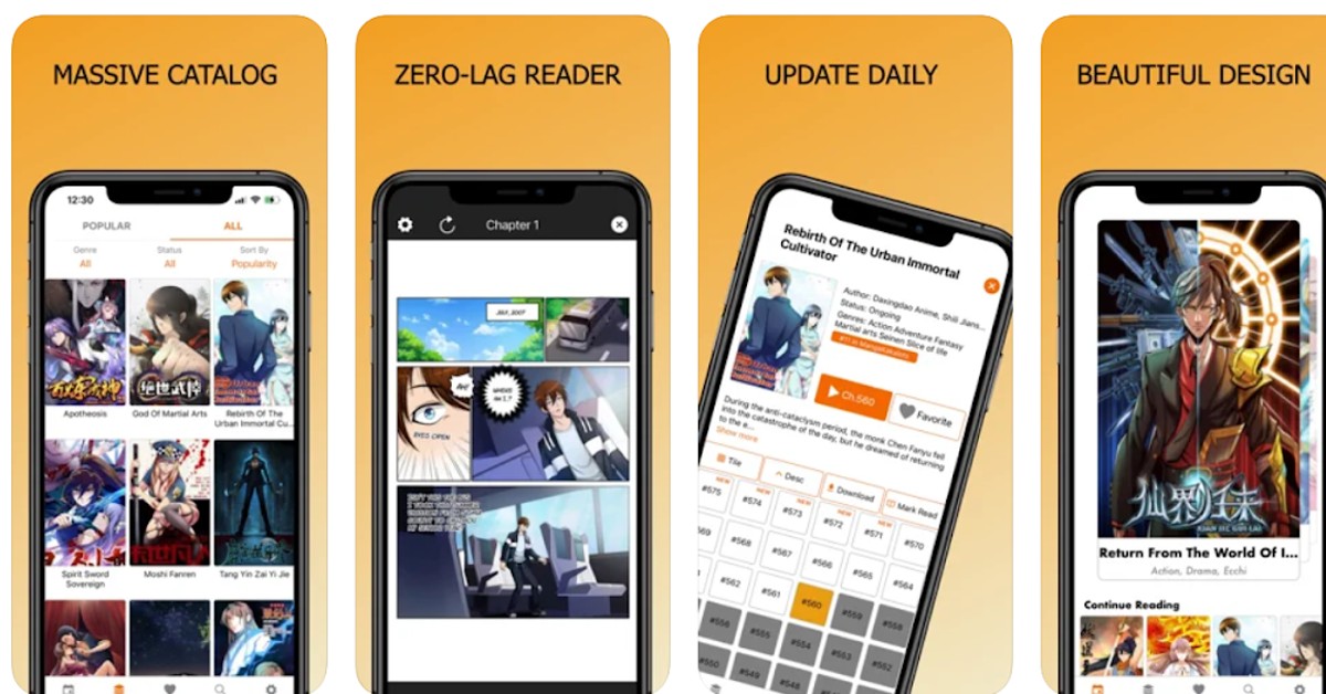 Top 17 Manga apps on iOS and Android (2021)