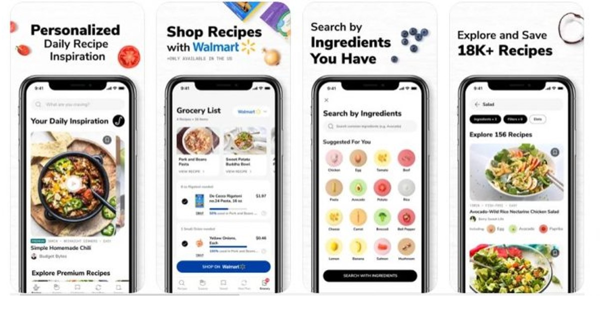 15 best food and recipe apps for iOS and Android (free and paid)