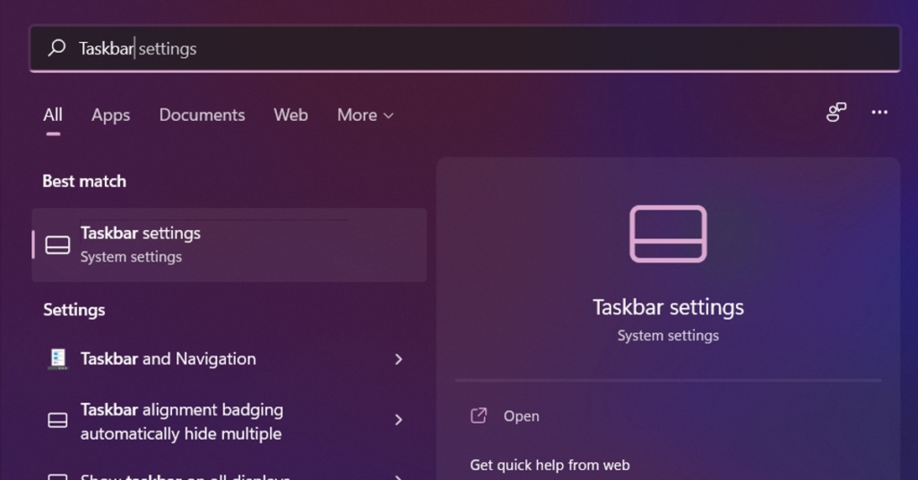 How to move taskbar icons from middle to left side on Windows 11