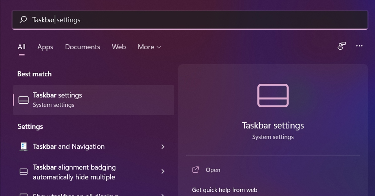 How to move taskbar icons from middle to left side on Windows 11