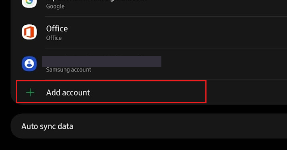 How to add, remove or delete a Samsung account from an Android smartphone