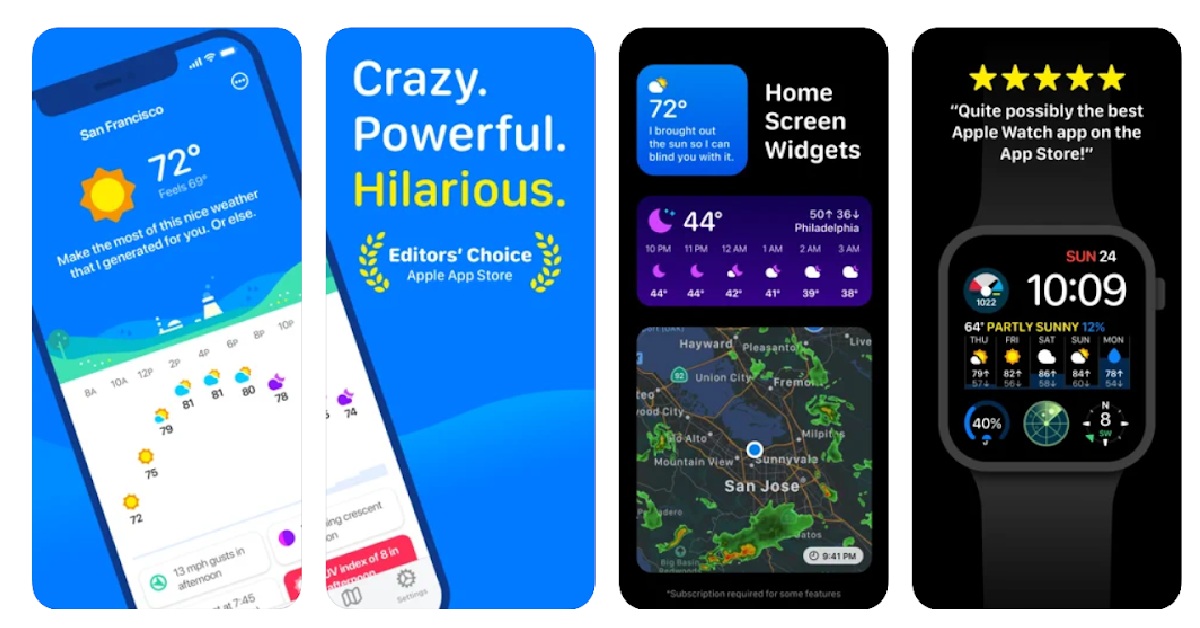 7 Top weather widget apps for iPhone