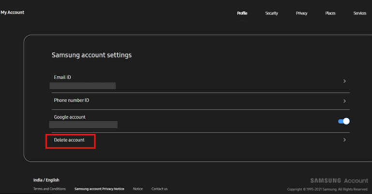 How to add, remove or delete a Samsung account from an Android smartphone