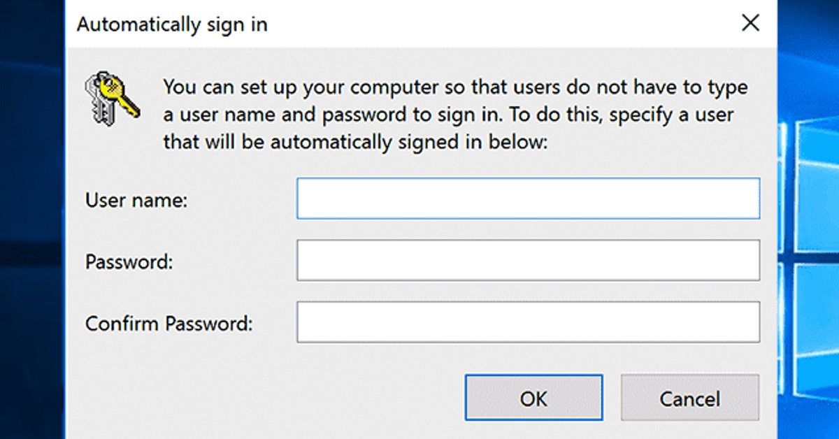 How to remove the login password screen in Windows 10 and Windows 11