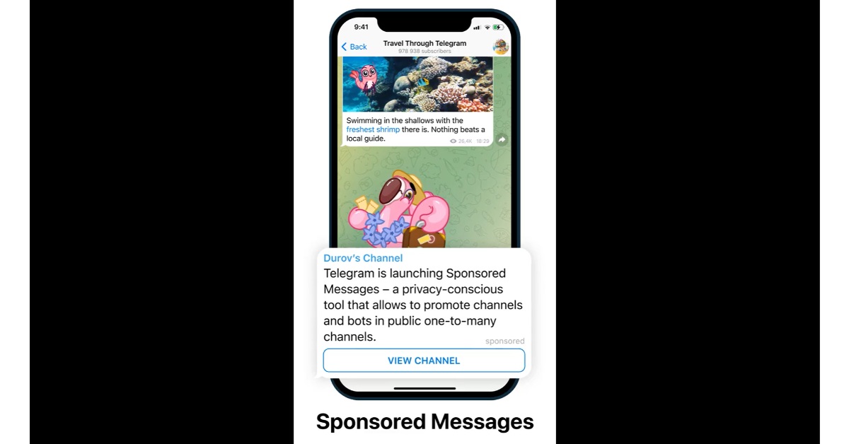 Telegram is testing Sponsored Messages