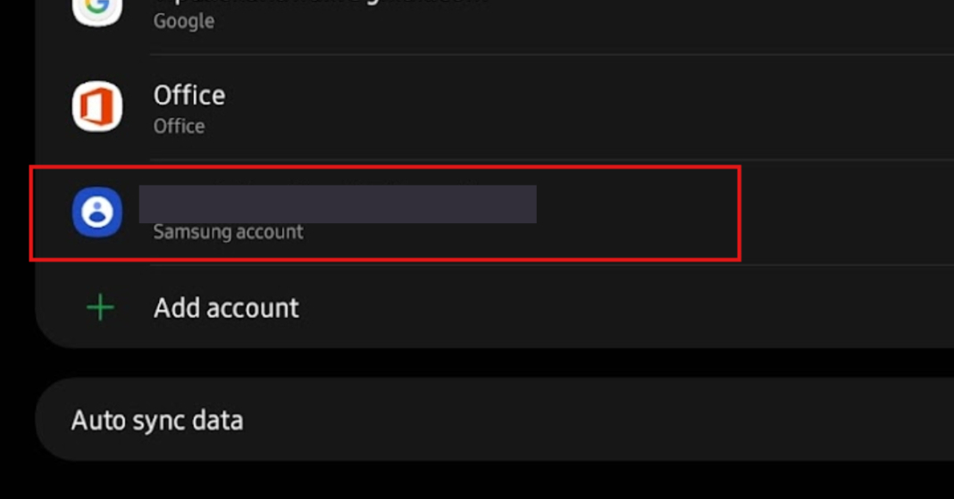 How to add, remove or delete a Samsung account from an Android smartphone
